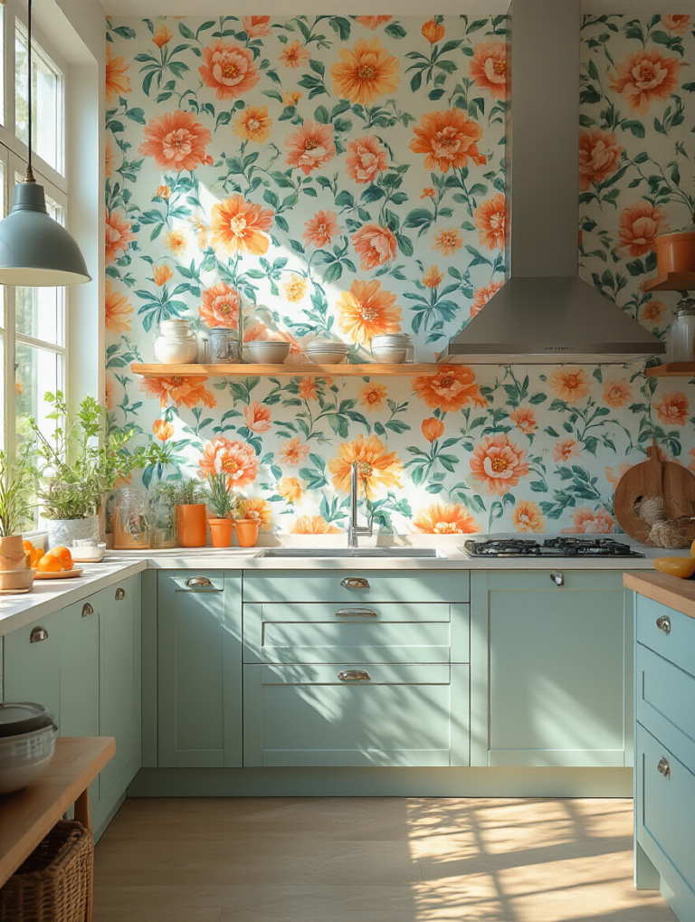 18 Smart Tips for Choosing Modern Kitchen Wallpaper - Remodel Gang